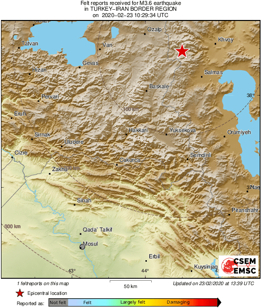Map Iran Turkey Border